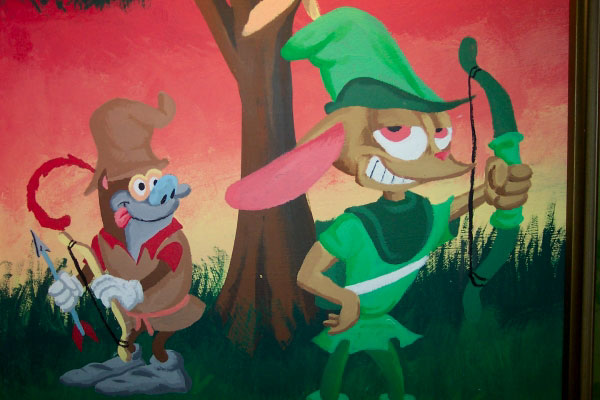 Murals By Myk - Cartoon Bathroom